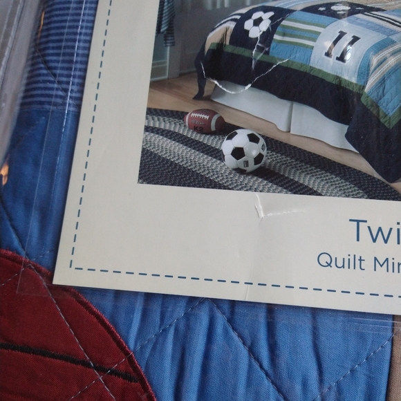Laura Hart | Bedding | Laura Hart My World Blue Allstate 3pc Twin Quilt ...